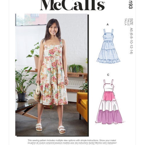 Misses'/miss Petite Dresses Mccall's Sewing Pattern - Etsy