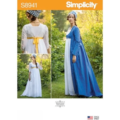 Simplicity 8161 UNCUT Misses Historic Costume 18th Century - Etsy