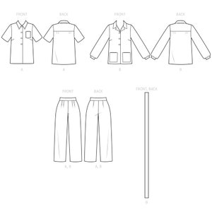 Simplicity 9635 UNCUT Pattern for 1940s Vintage Style Misses Loungewear ...