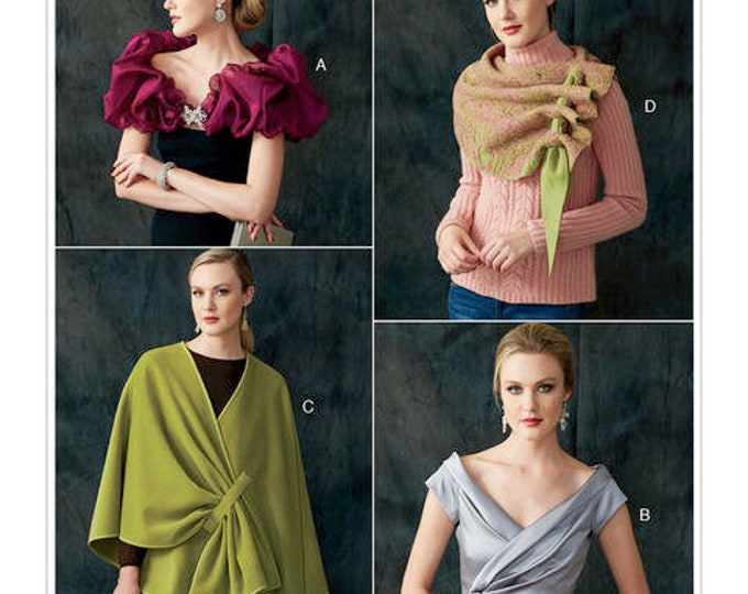 Vogue 9291 UNCUT Pattern for Wraps, Shrugs, and Scarf Sizes S-M-L - Etsy