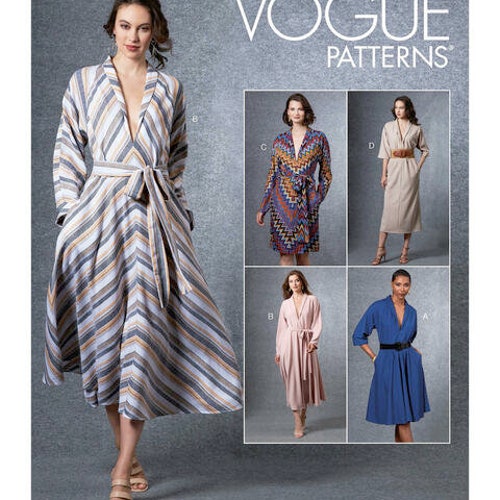 Vogue 9345 UNCUT Pattern for Dresses Sizes 6-14 or 14-22 - Etsy