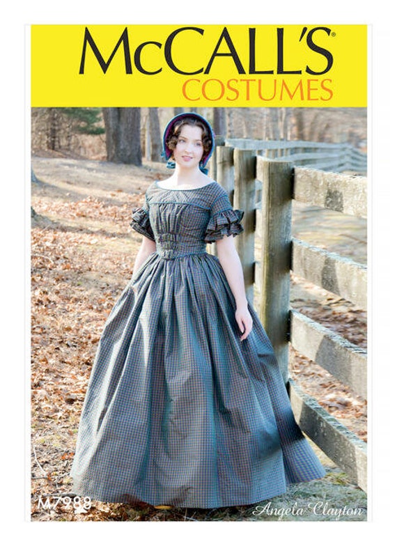 Mccall's 7988 UNCUT Pattern for Historical Dress Sizes - Etsy