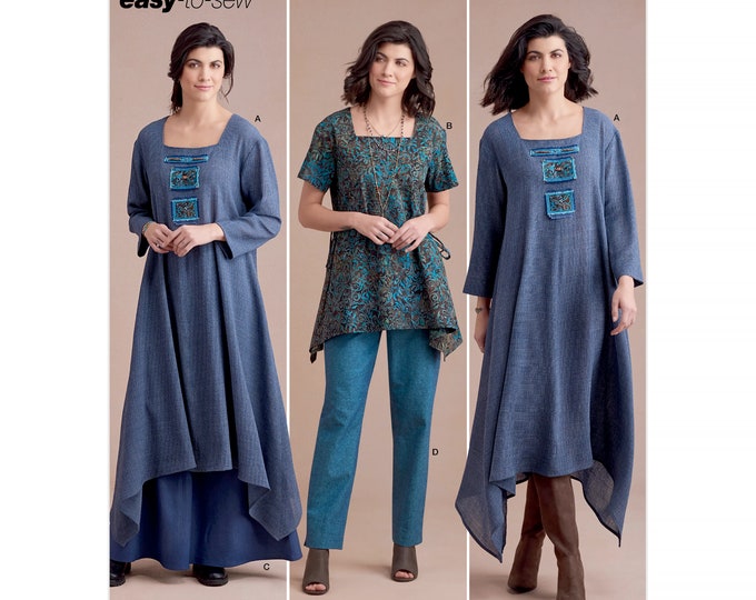 Simplicity 8960 UNCUT Pattern for Misses & Women's Plus Tops, Tunic ...