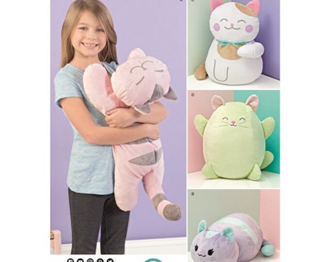 Simplicity 8403 UNCUT Pattern for Kitty Plushies - Etsy