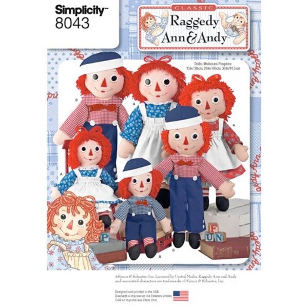 Raggedy Ann Pattern - Etsy