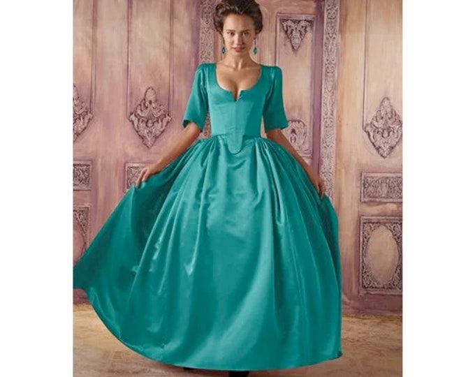 Simplicity Sewing Pattern 8411 1800's Gown Dress-costume Dress Size 6 ...