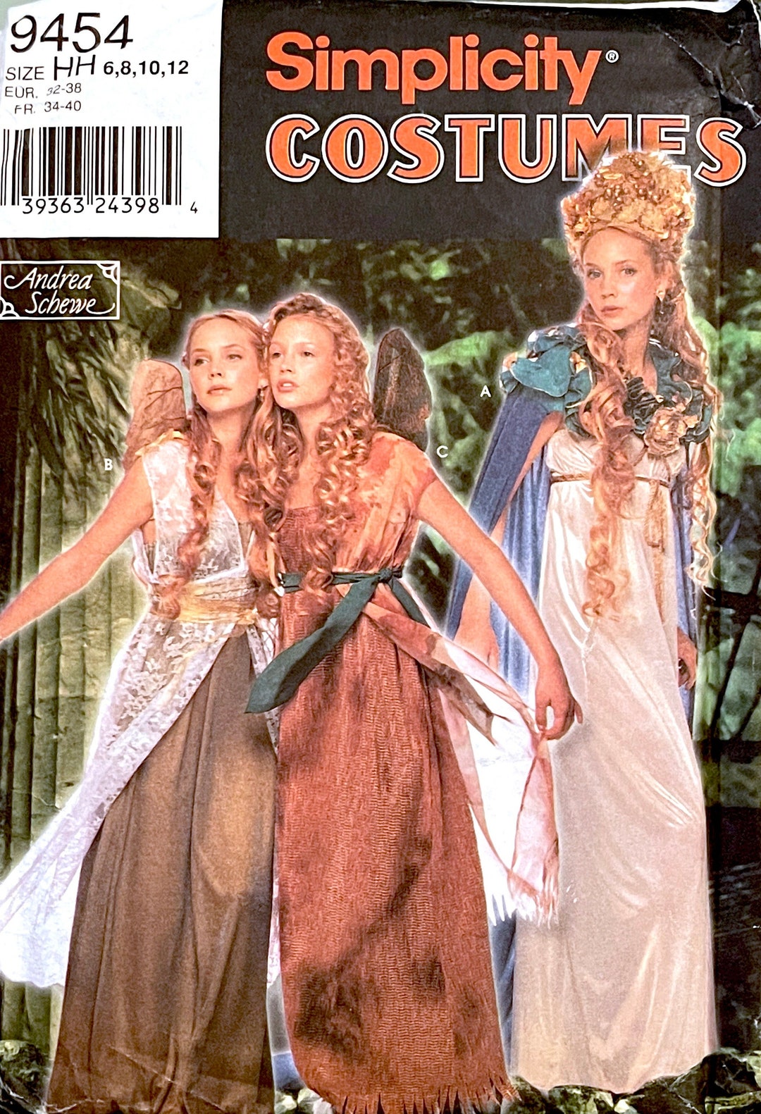 Simplicity 9454 UNCUT Pattern for Misses Fairy Fantasy - Etsy