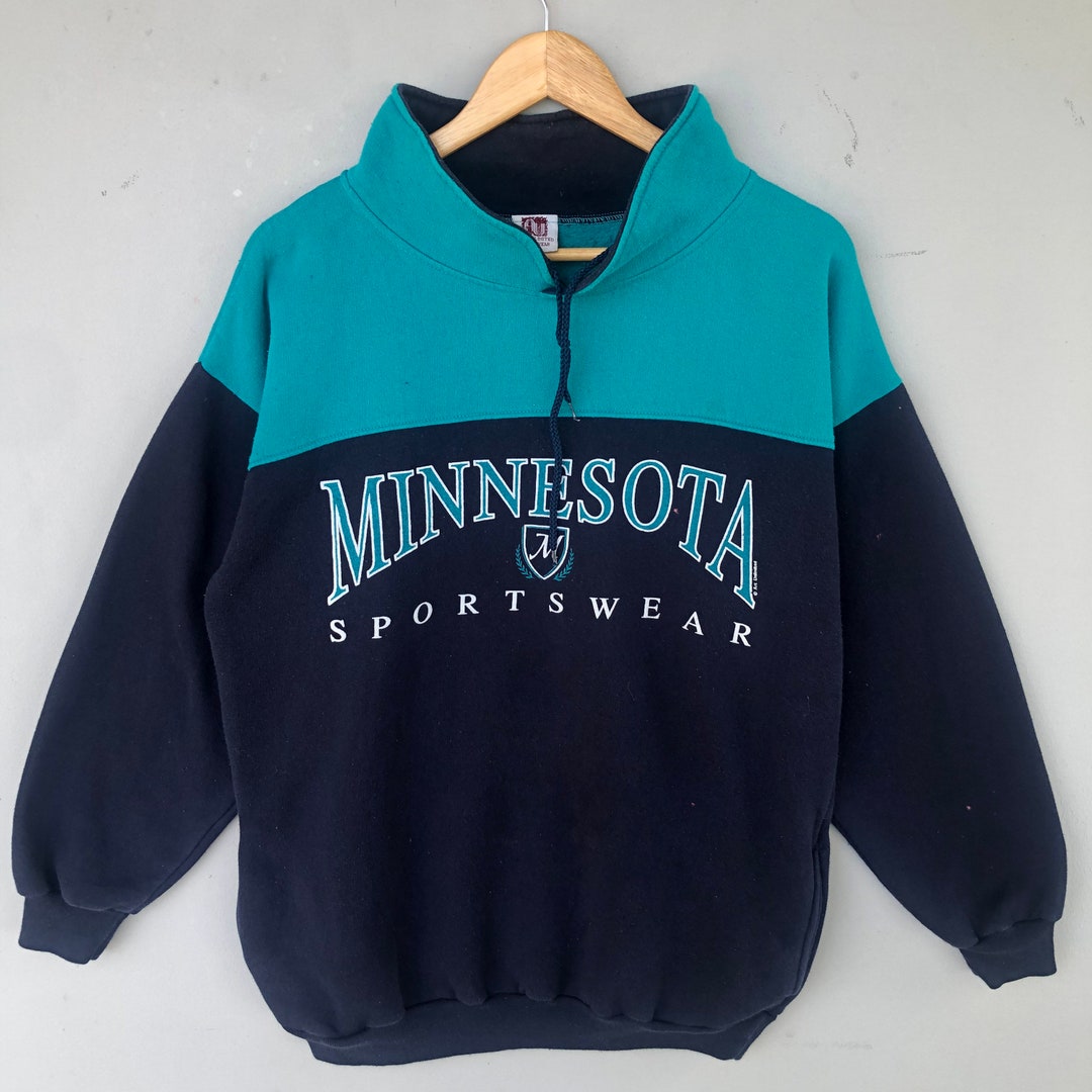 Vintage 90s Art Unlimited Tag Minnesota Sportswear Spellout Biglogo ...