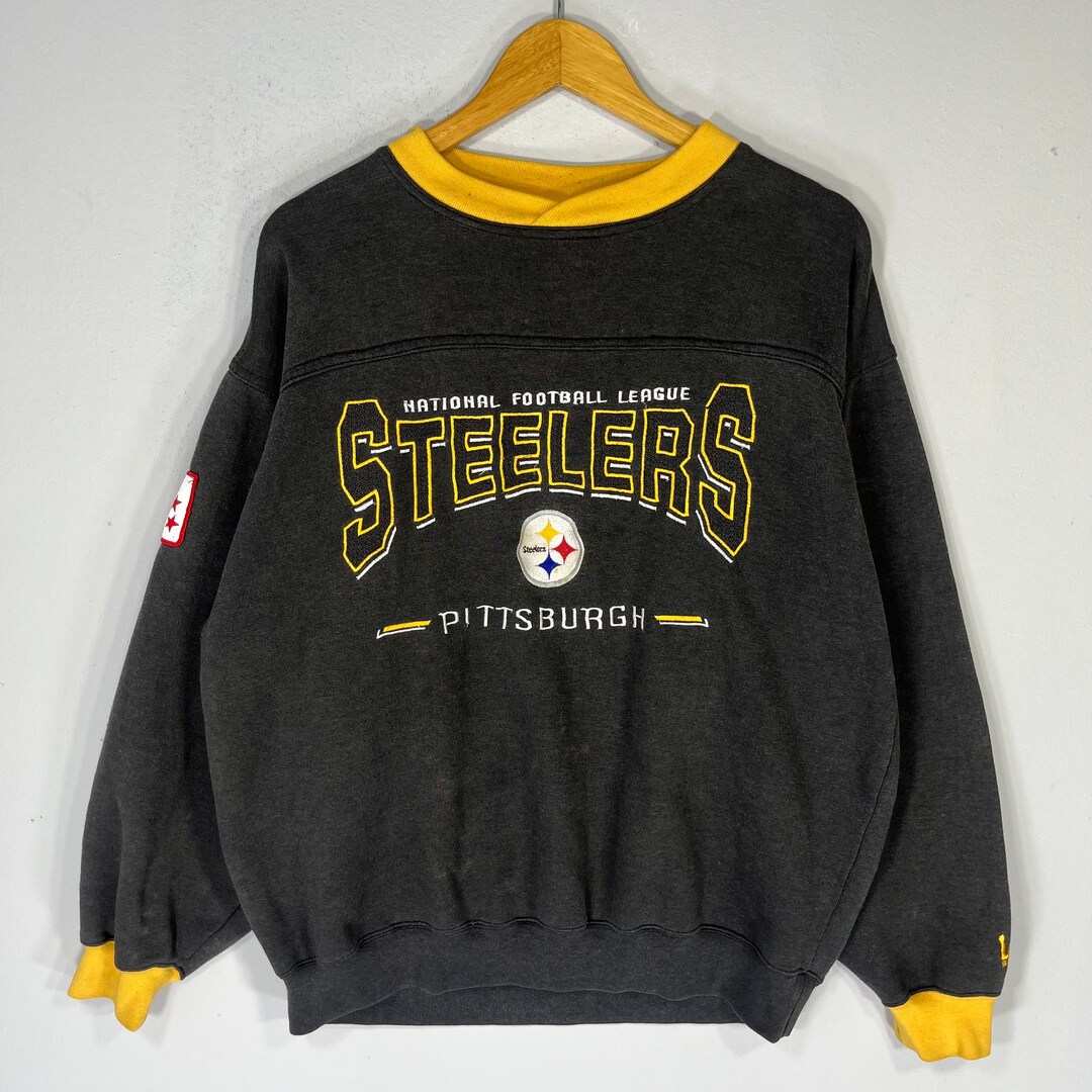 Vintage Lee Tag Pittsburg Steelers Spellout Embroidered Big Logo ...