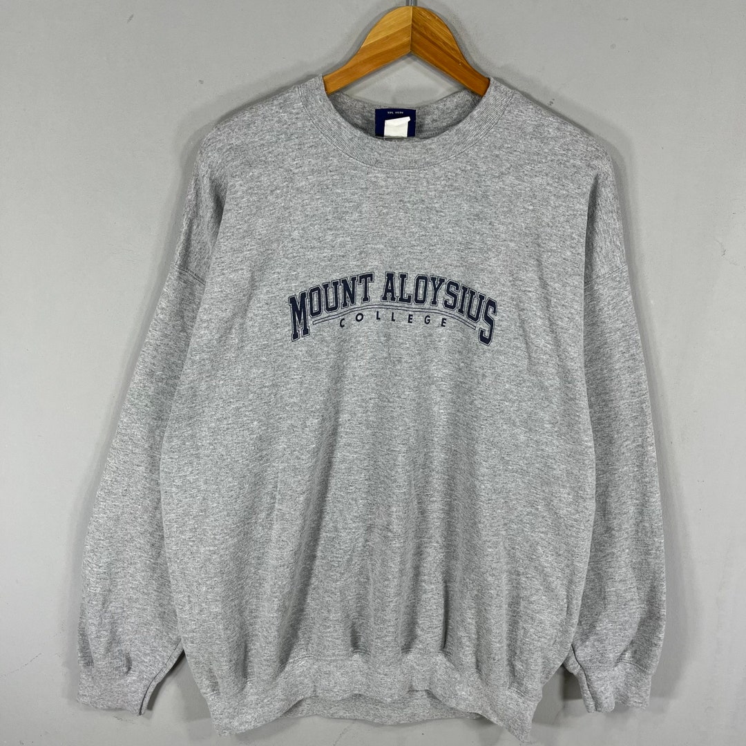 Vintage MV Sport Tag Mount Aloysius College Spellout Biglogo Printed ...