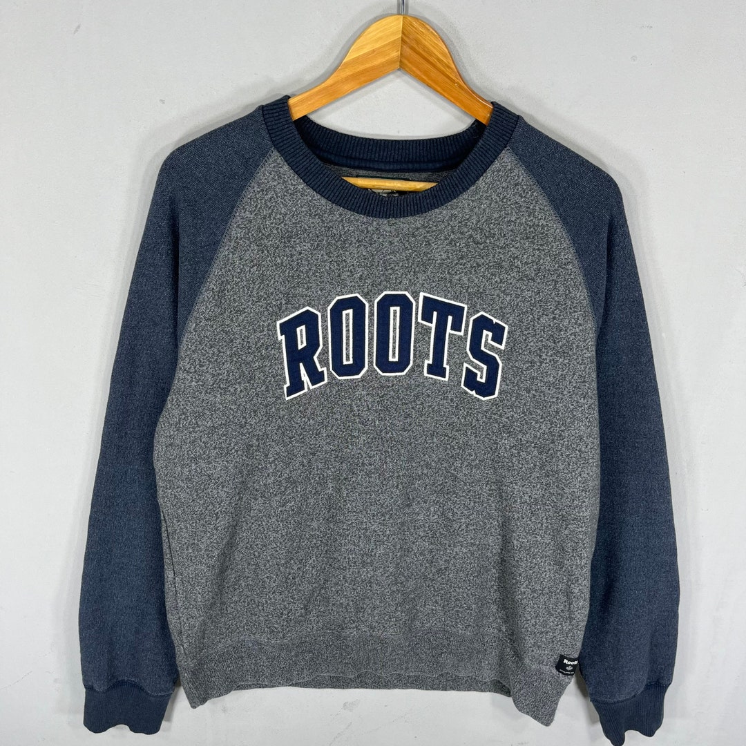 Vintage Roots Tag Roots Spellout Biglogo Embroidered Sweatshirt ...