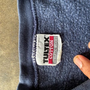 Vintage Y2K Tultex Tag Mayven University Big Logo Printed Sweatshirt Pullover Crewneck Sweater ...