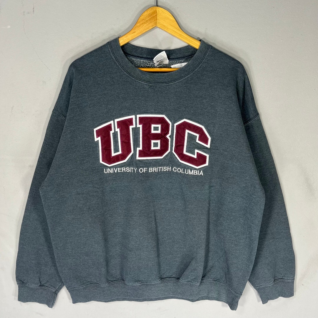 Vintage Hot Line Tag University British Columbia Spellout Big Logo ...