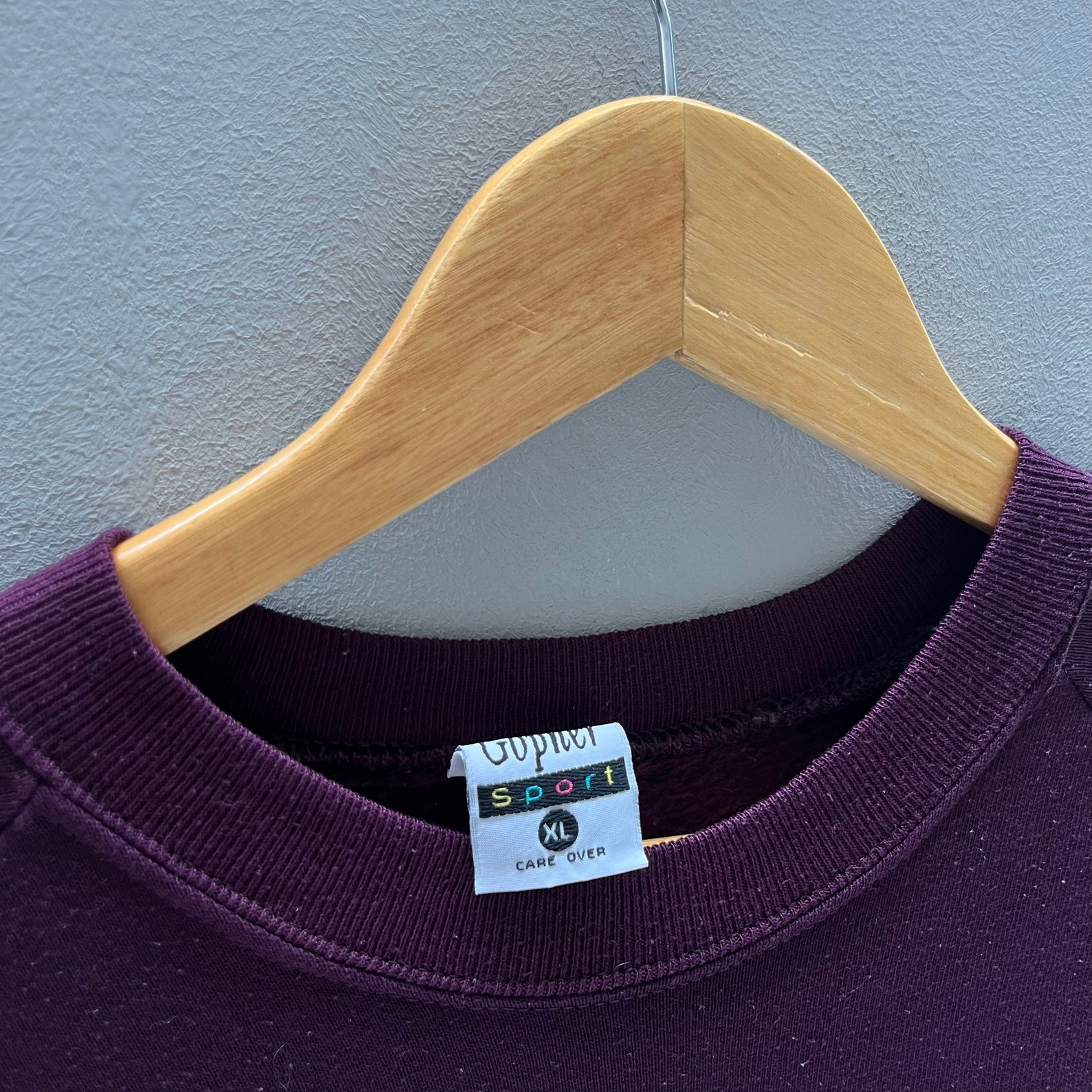Vintage Gopher Sports Tag Big Logo Printed Sweatshirt Crewneck Jumper ...