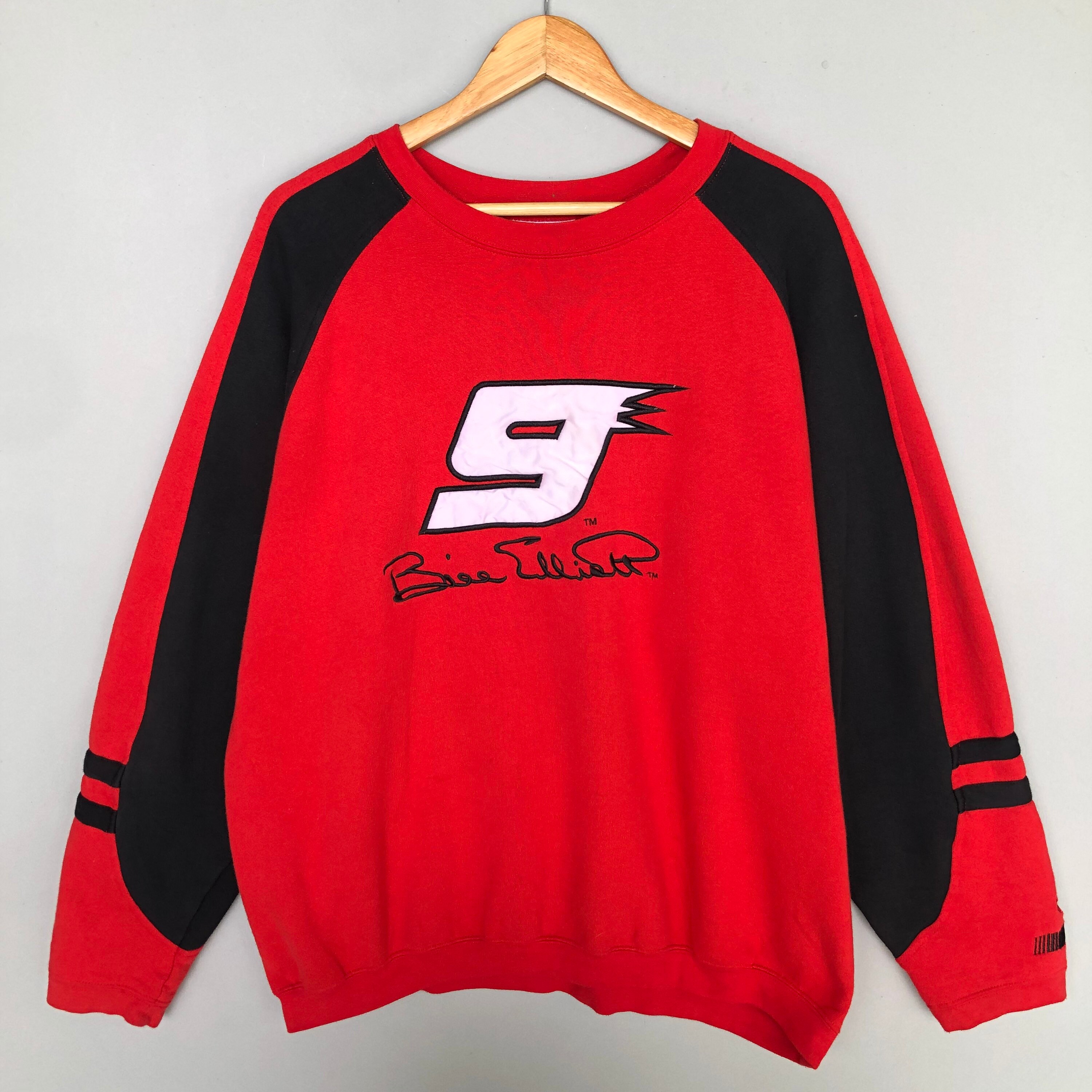 Vintage 00s Nascar Number 9 Patchwork Big Logo Sweatshirt | Etsy