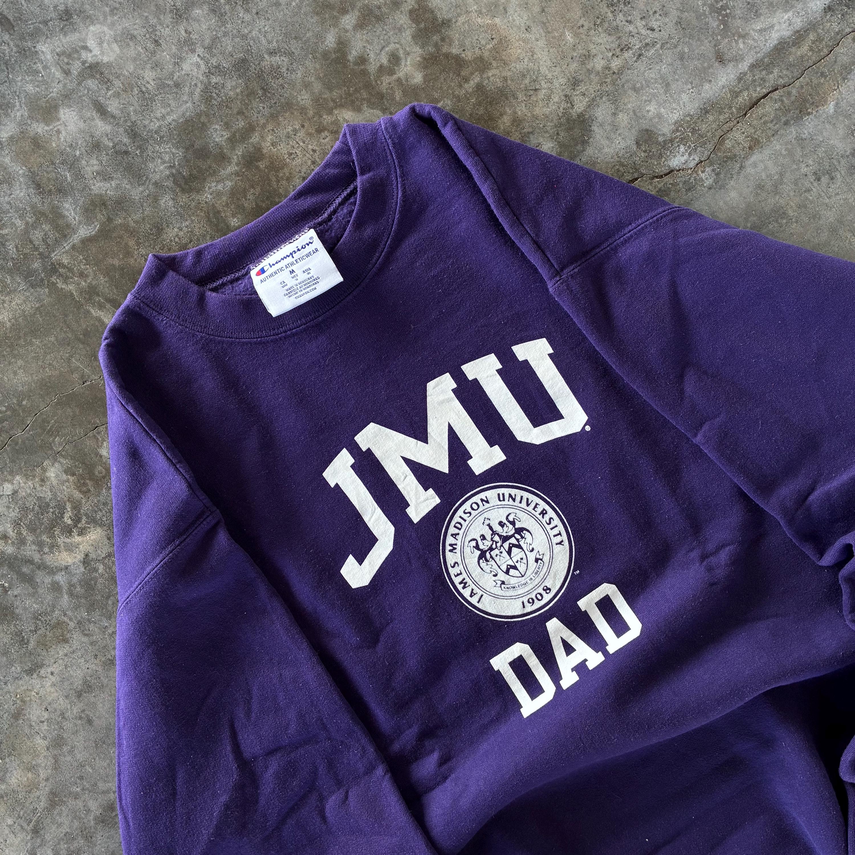 Vintage Y2K Champion Tag University James Madison Spellout Biglogo ...