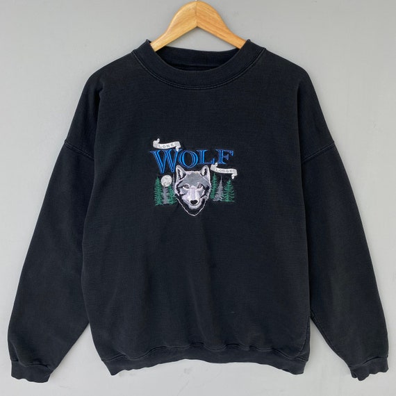 Vintage Y2K Head Waters Tag Wolf Big Logo Embroided Sweatshirt - Etsy