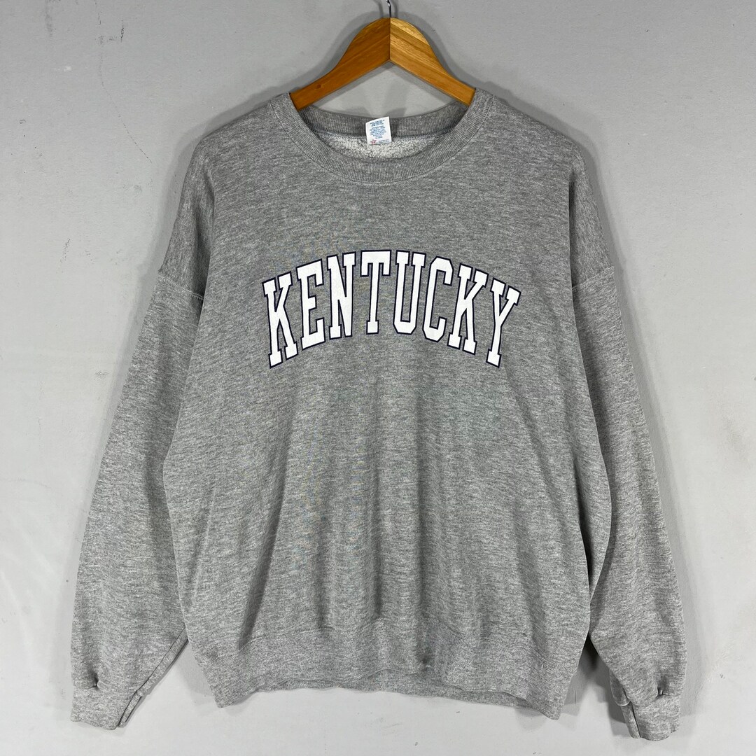 Vintage Soffe Tag Kentucky Big Logo Spellout Printed Sweathshirt ...