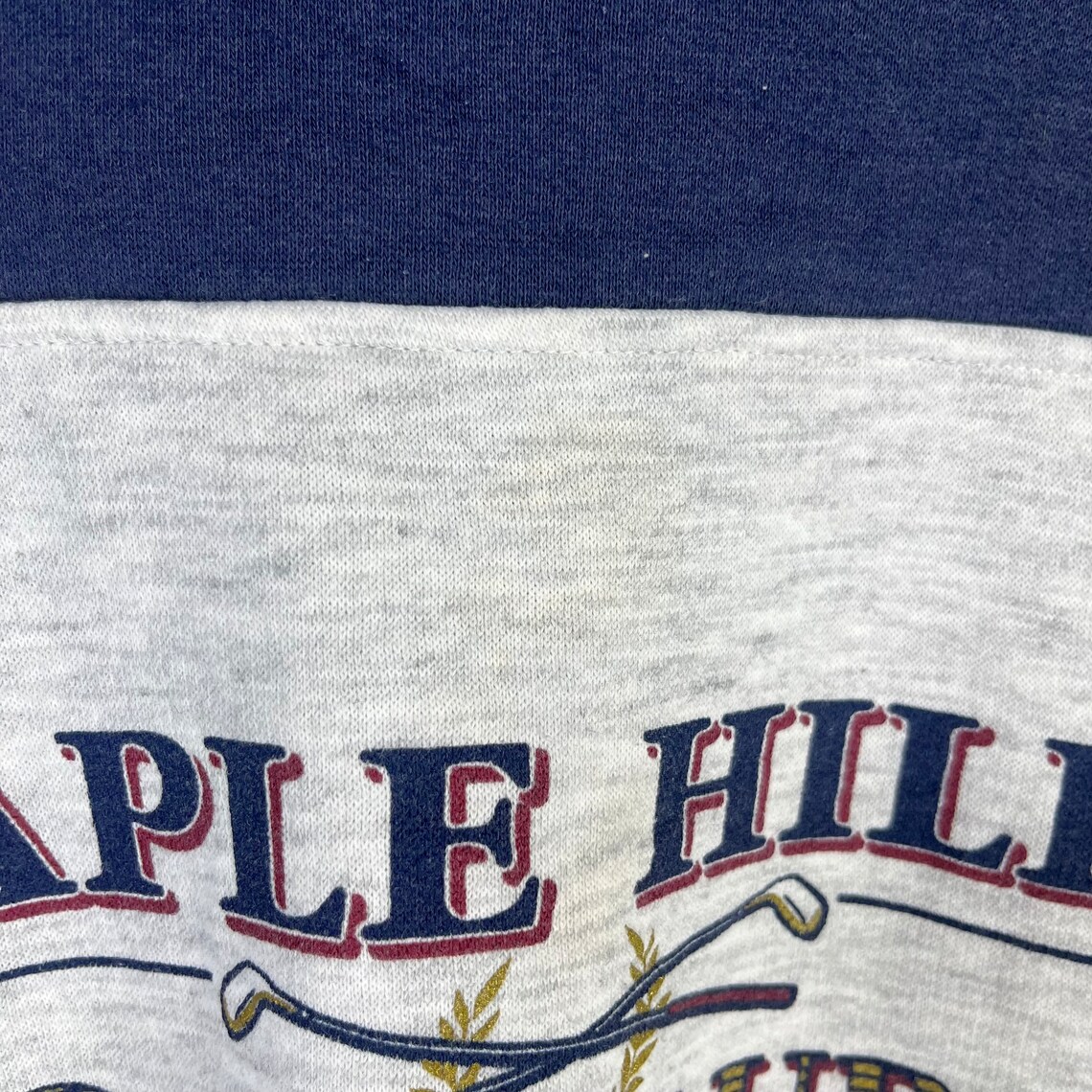 Vintage Gear Tag Maple Hills Golf Club Spellout Michigan Big Logo ...