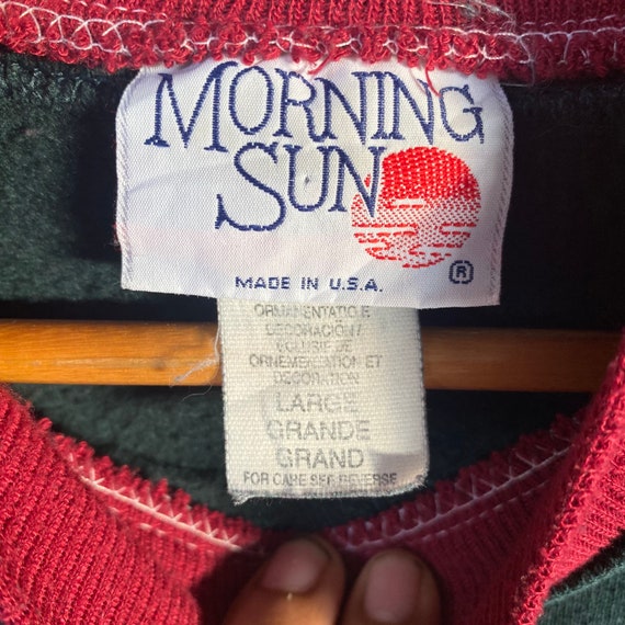 Vintage Y2K Morning Sun Tag Flower Biglogo Printed Sw… - Gem