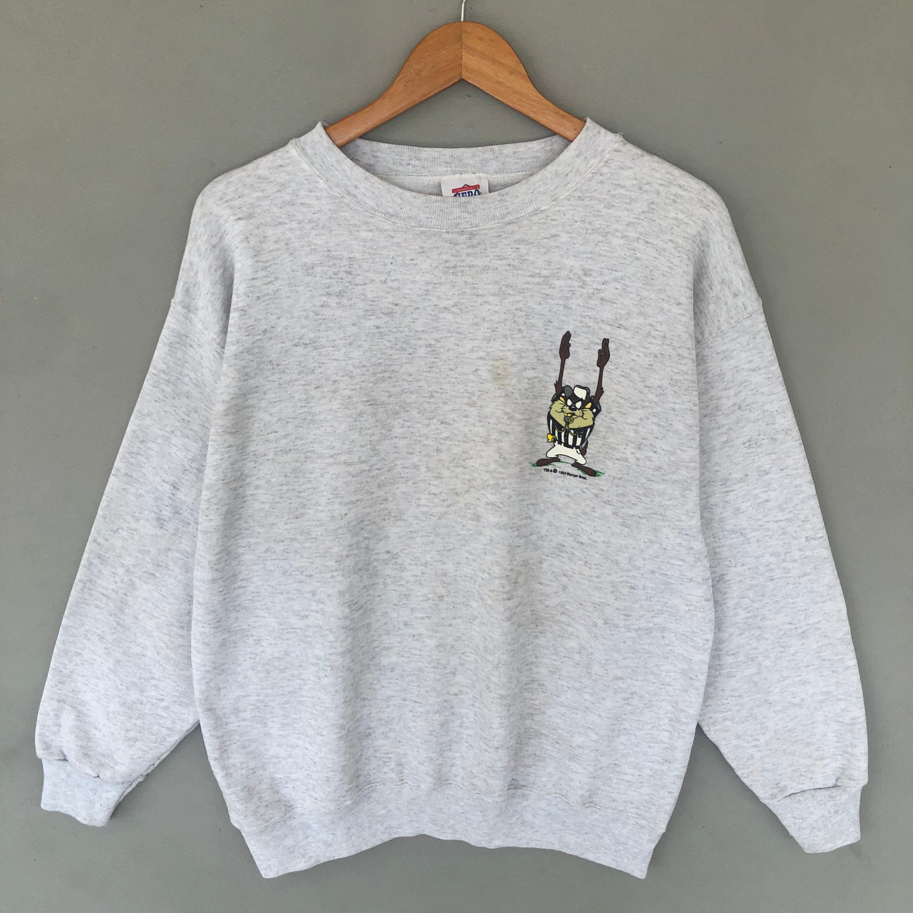 Vintage Hero Tag Warner Bros 1994 Tazmania Big Backprint Logo ...