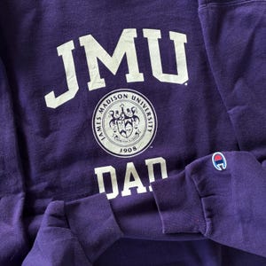 Vintage Y2K Champion Tag University James Madison Spellout Biglogo ...