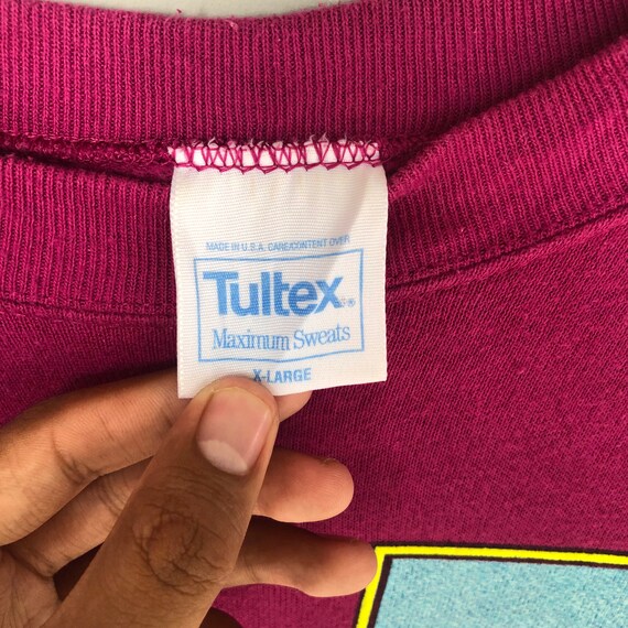 Vintage 90s Tultex Tag Lousiana Big Print Logo Colour… - Gem