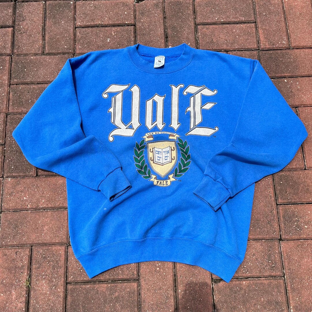 Vintage 90s Galt Sand Tag Yale University Spellout Big Logo Printed ...