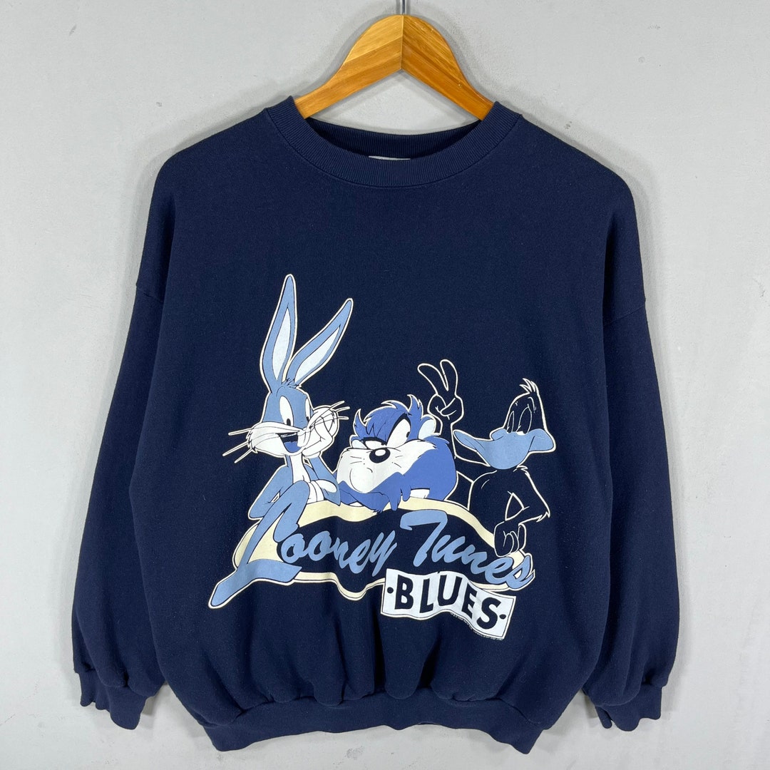 Vintage90s Jerry Leigh Tag Looney Tunes Blues Spellout Biglogo Printed ...