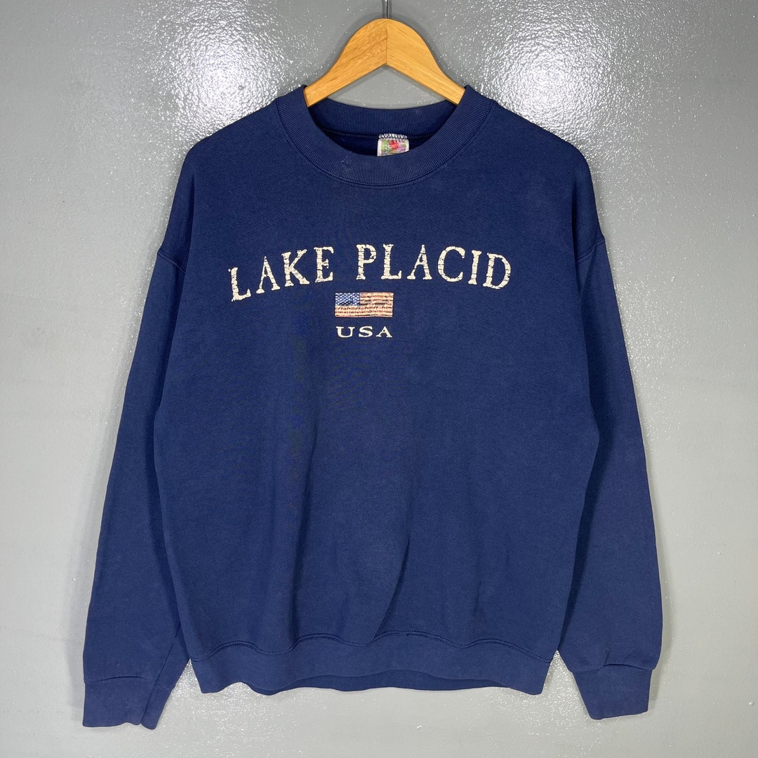 Vintage Fruit of the Loom Tag Lake Placid USA Biglogo Printed - Etsy