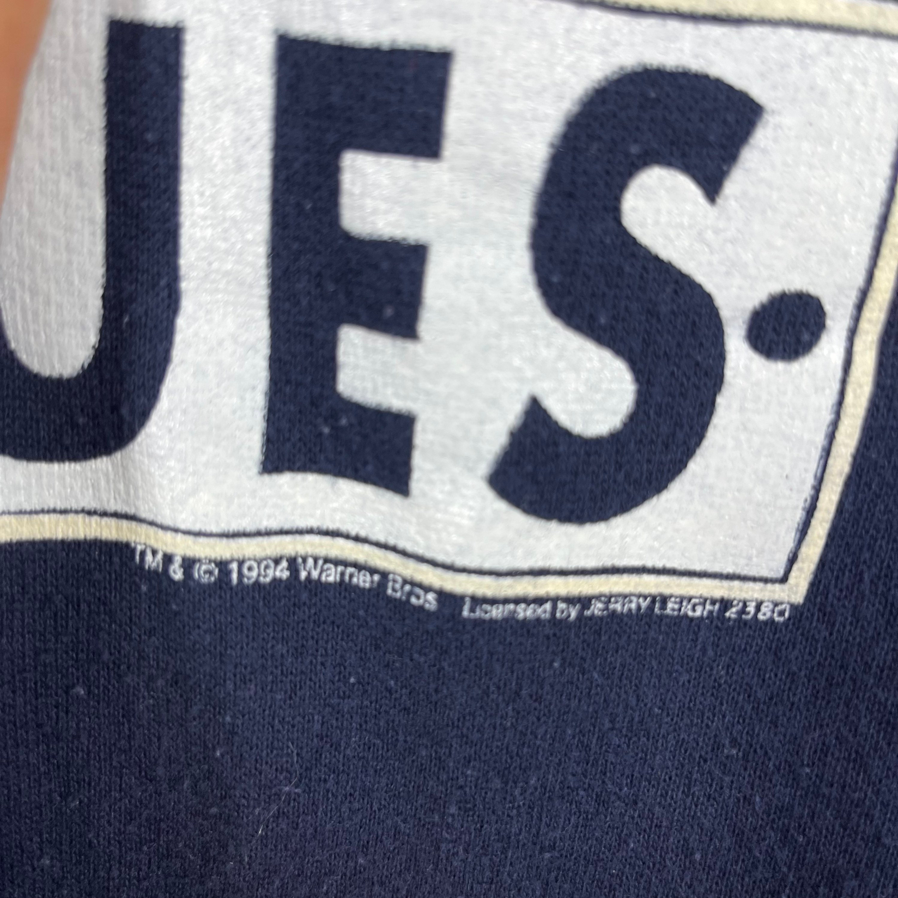 Vintage90s Jerry Leigh Tag Looney Tunes Blues Spellout Biglogo Printed ...