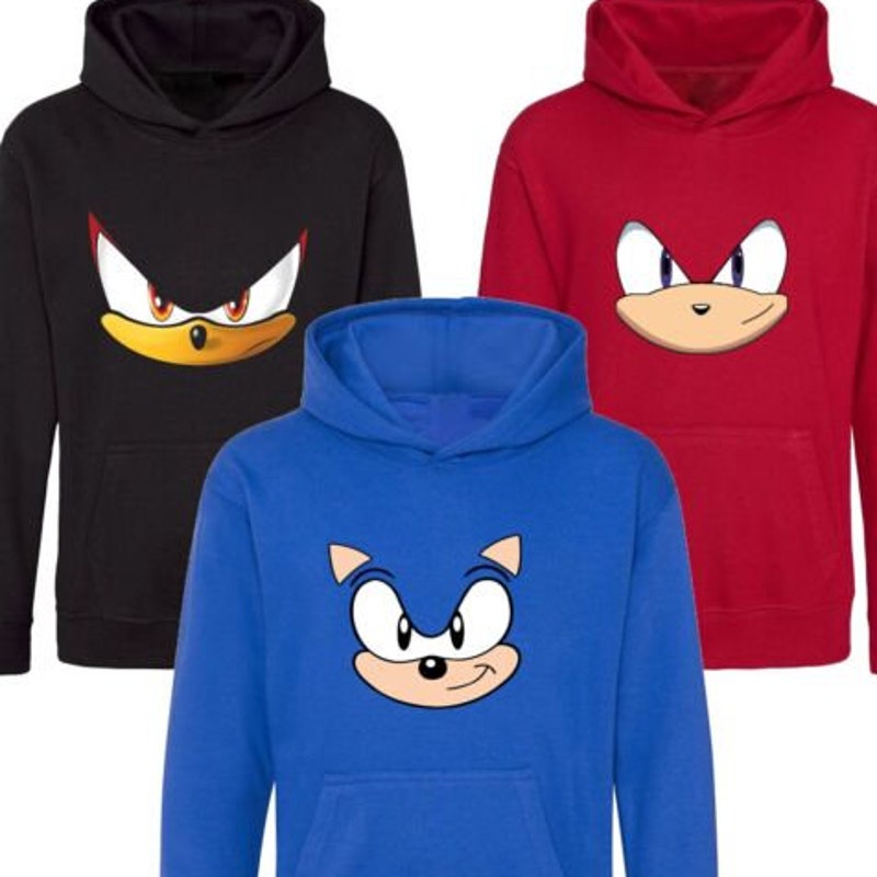 Sonic the Hedgehog Hoodie - Etsy UK