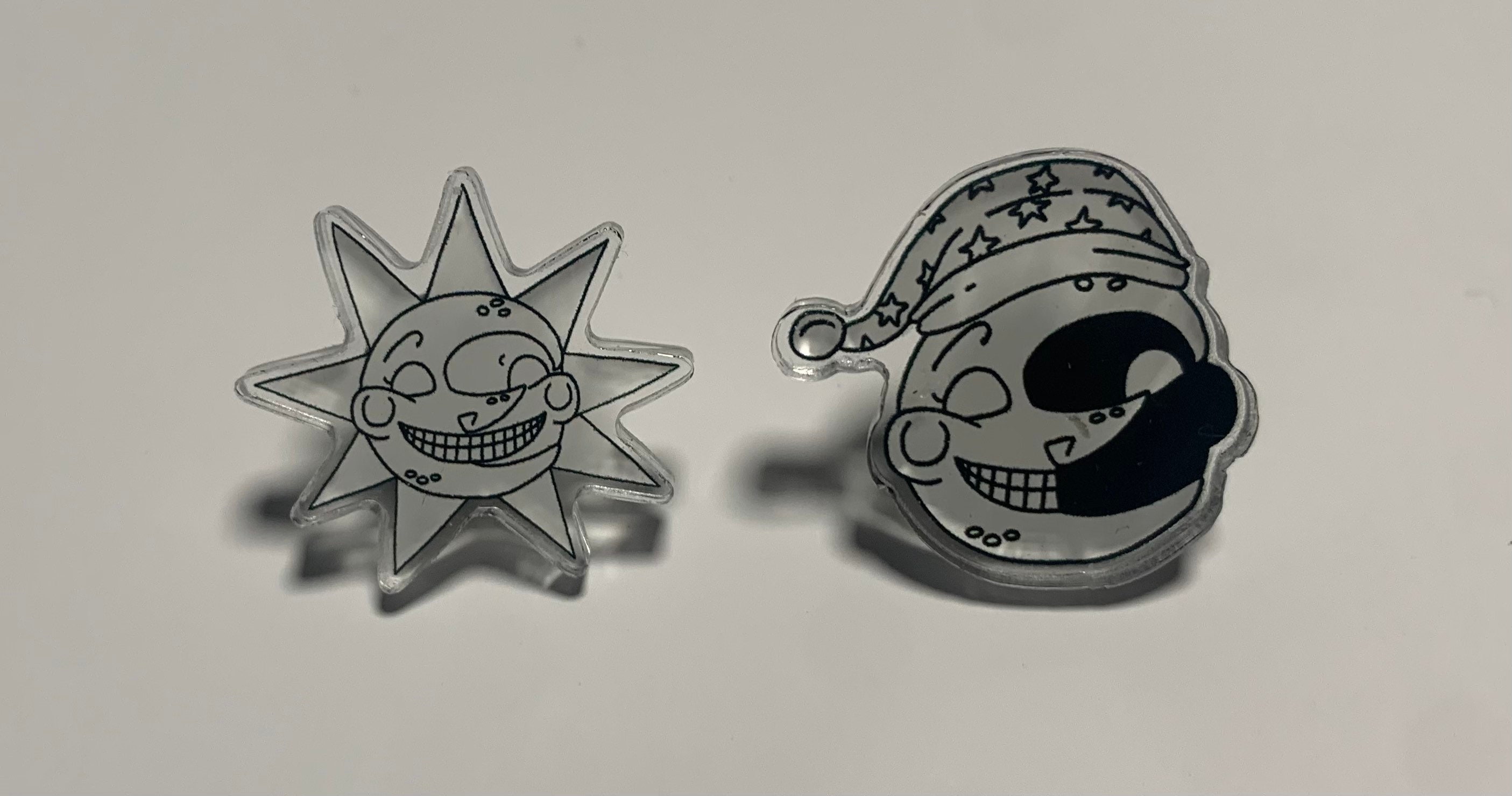 Sundrop and Moondrop Pins - Etsy