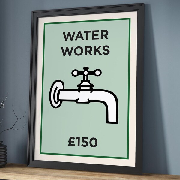 Monopoly Water Works - Etsy