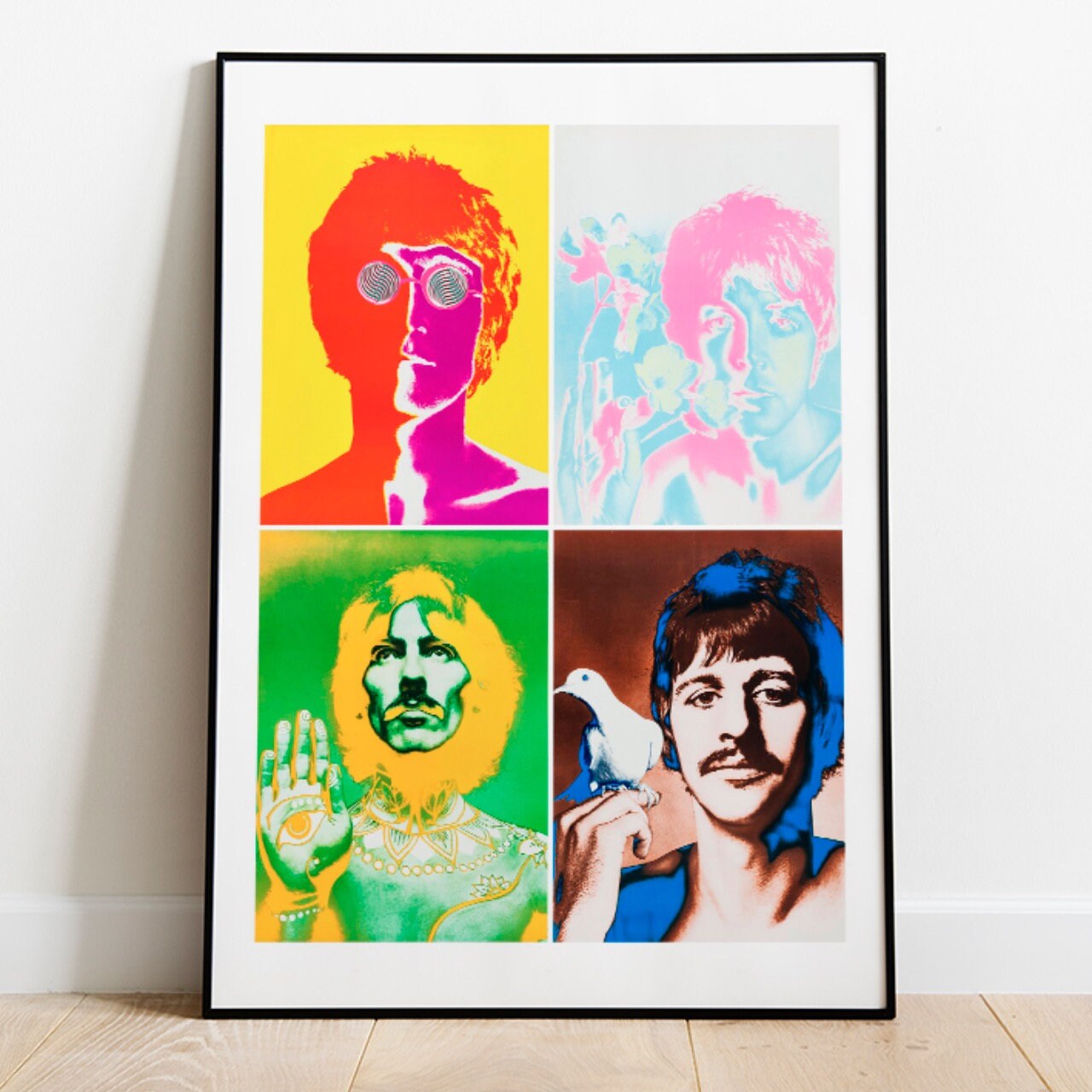 The Beatles Pop Art Poster