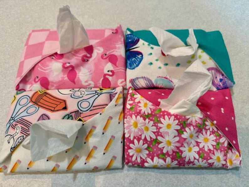 Pocket/backpack/travel Tissue Holder - Etsy