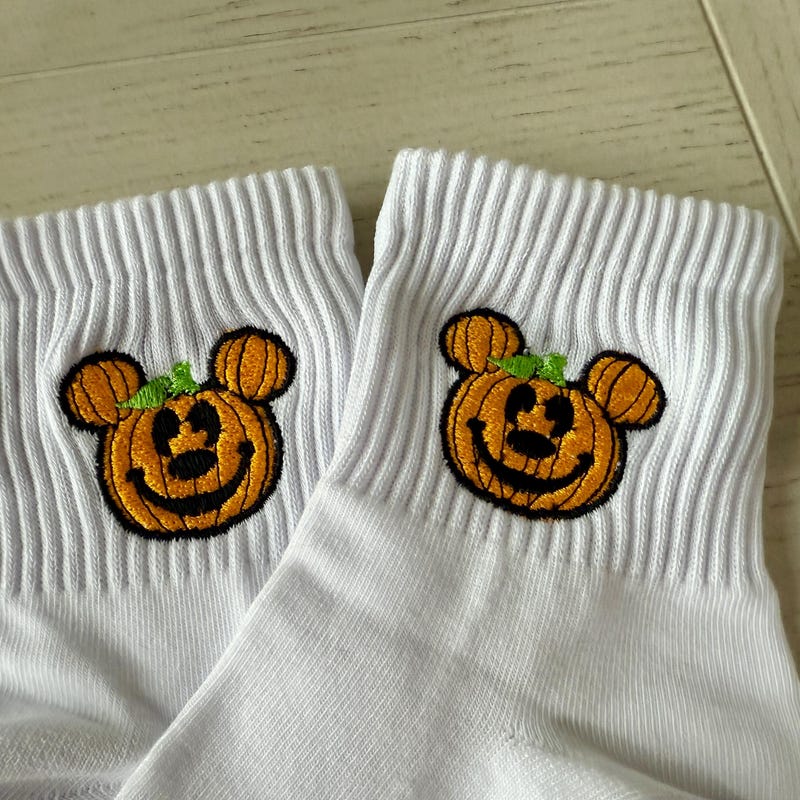 Mickey Halloween Socks - Etsy