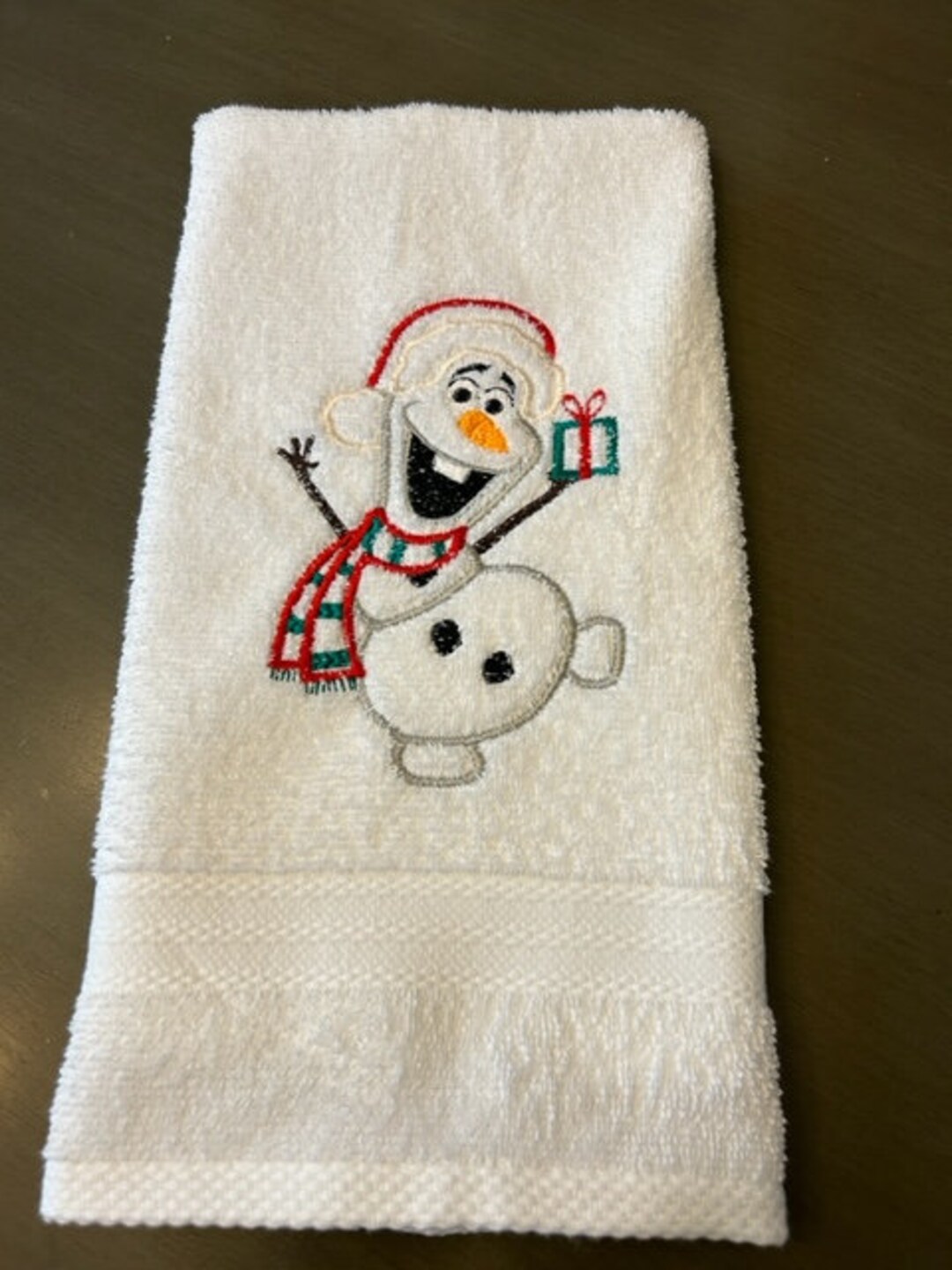 Olaf Hand Towel From Frozen - Etsy