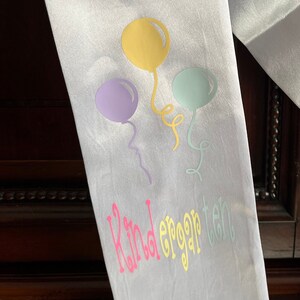 Pre-k/ Kindergarten Graduation Sash - Etsy
