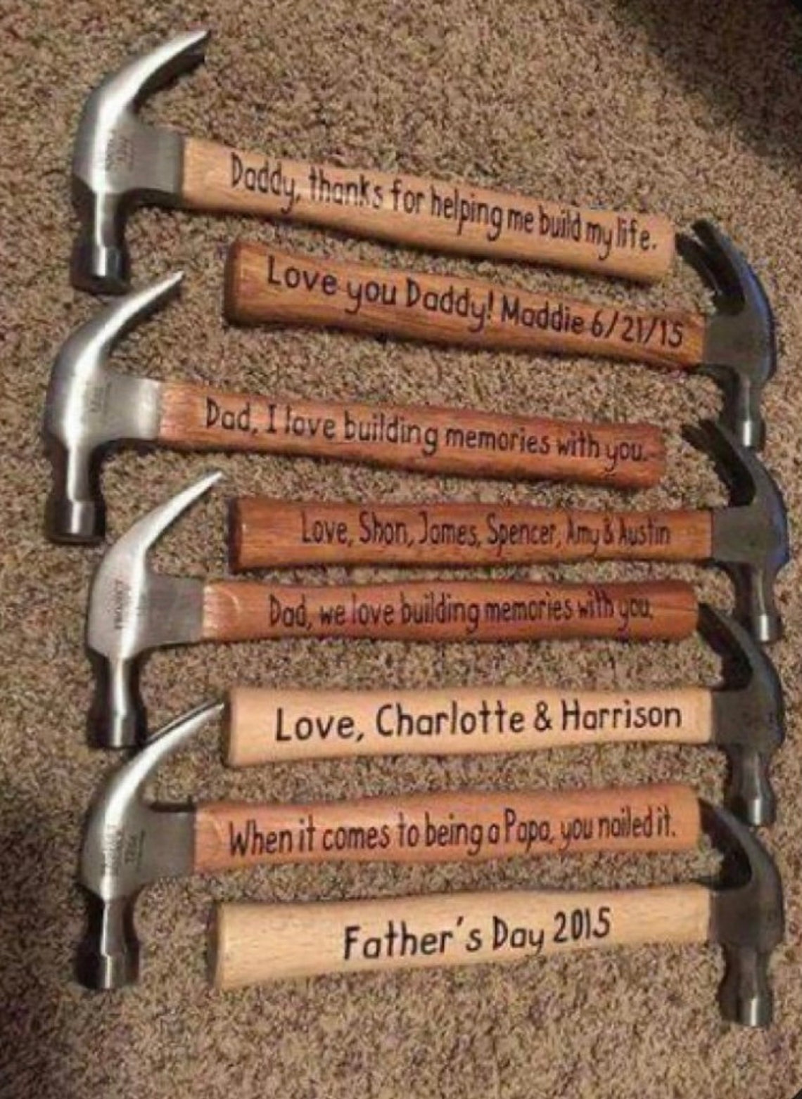 Personalized Hammer Dad Gift Fathers Day - Etsy