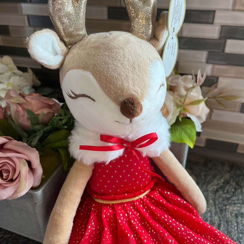 Stuffed Reindeer - Etsy