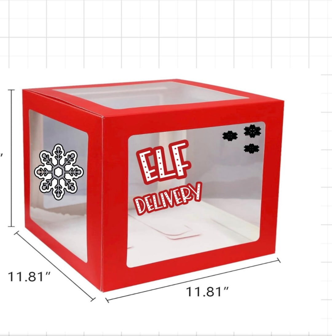 Elf Delivery Box Elf Arrival Box Elf Ideas Christmas Elf - Etsy