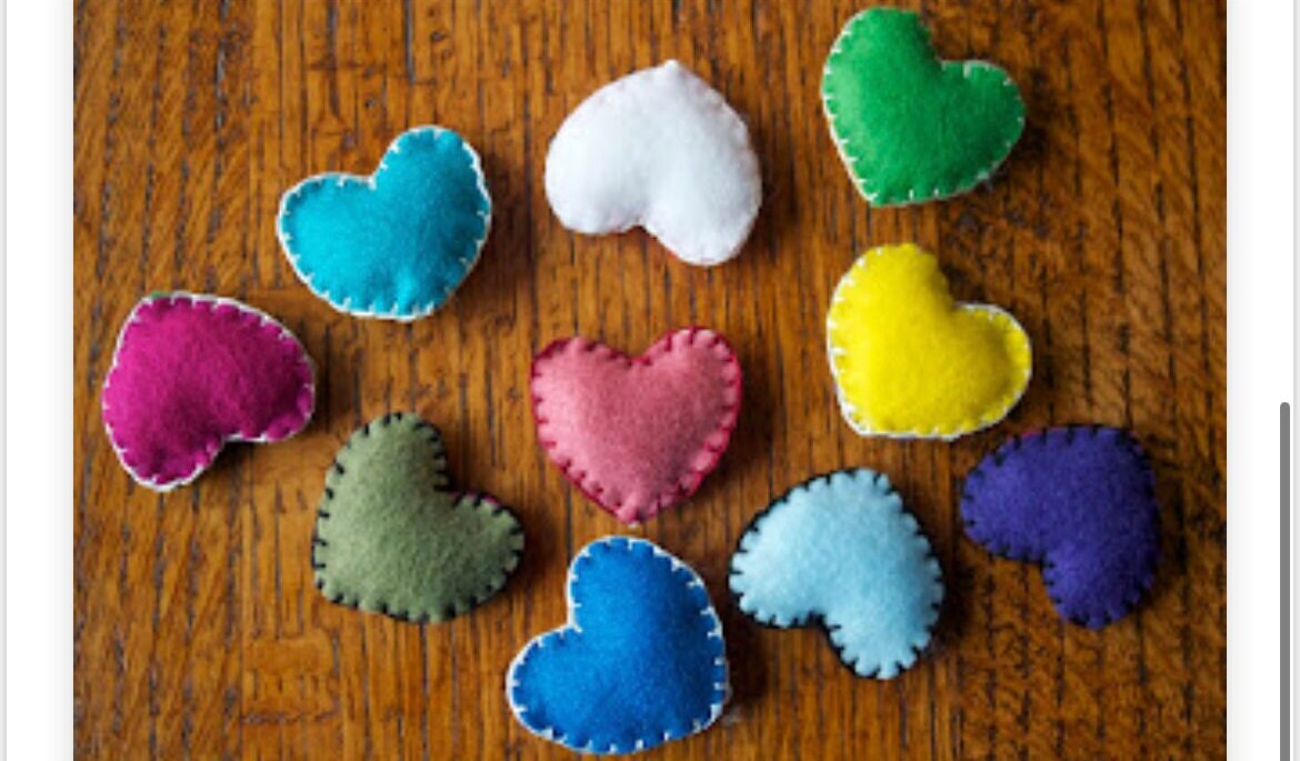 Handmade Heart Pocket Hug Valentines Gift Back to School - Etsy