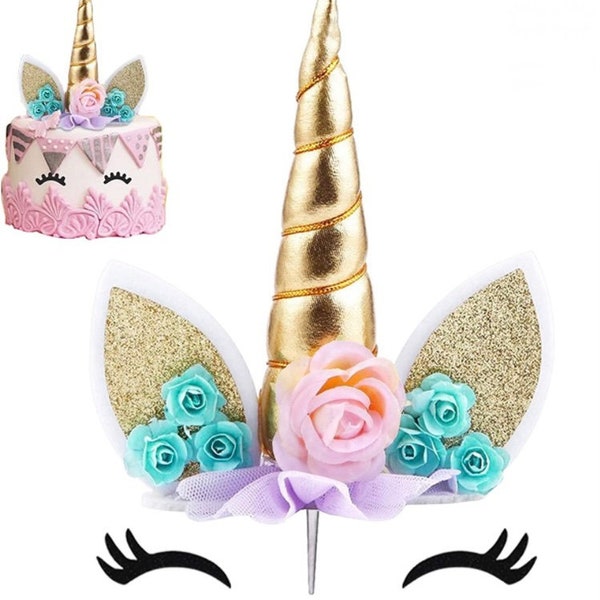 Unicorn Cake Topper - Etsy