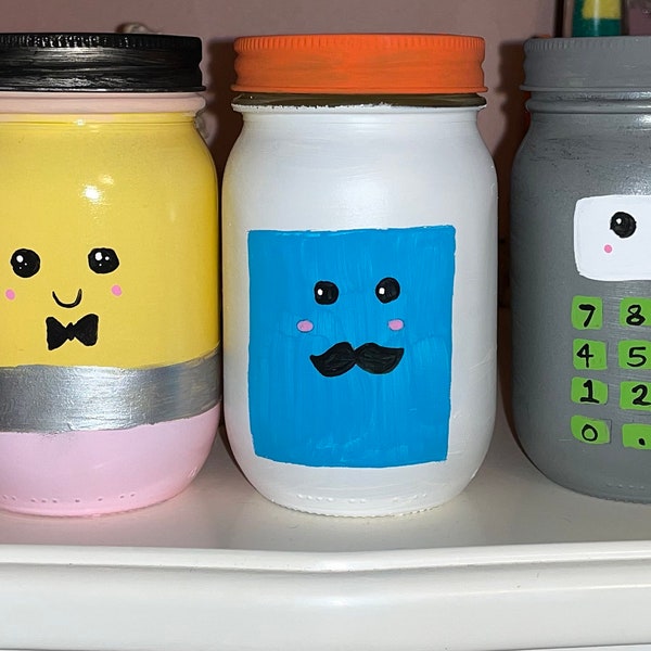 Teacher Mason Jars - Etsy