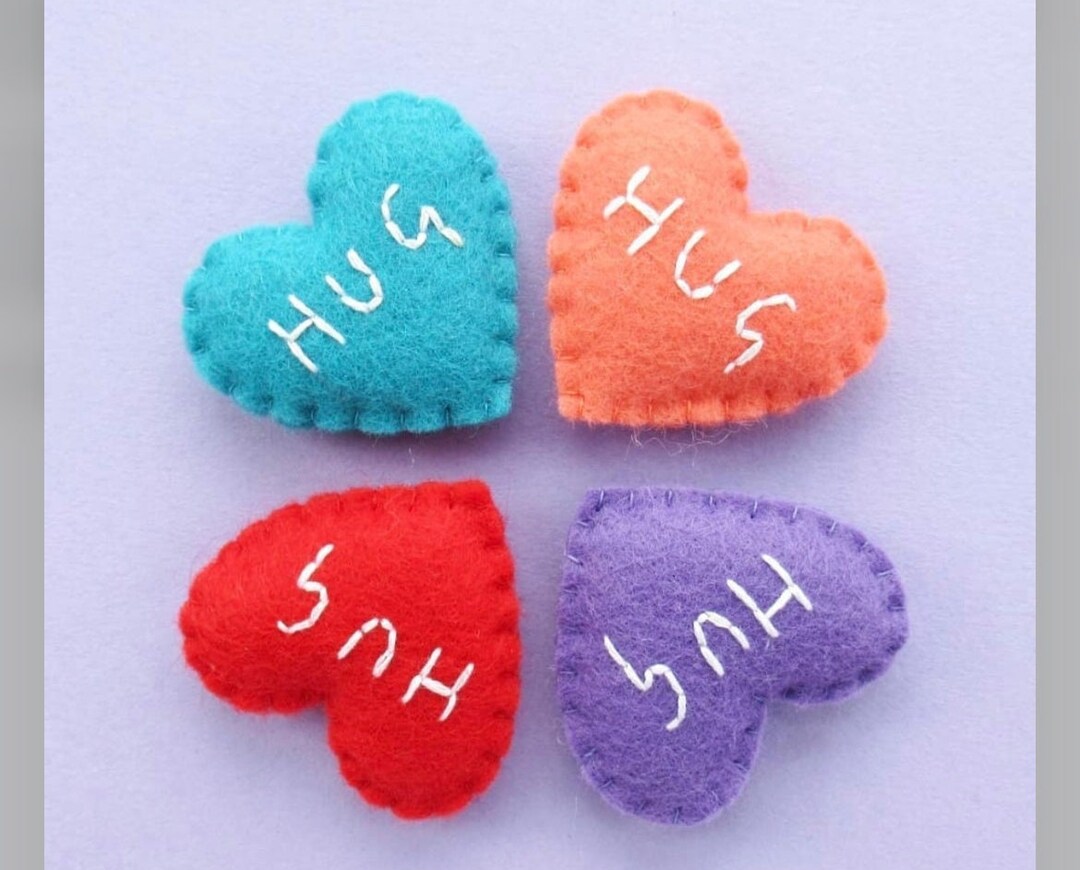 Handmade Heart Pocket Hug, Valentines Gift, Back to School Gift ...