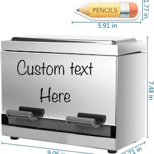 Personalized Customized Teacher Classroom Pencil Dispenser Teacher Gift ...