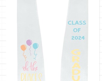 Pre-k Kindergarten Stoles Customized Elementary Personalized Graduation ...