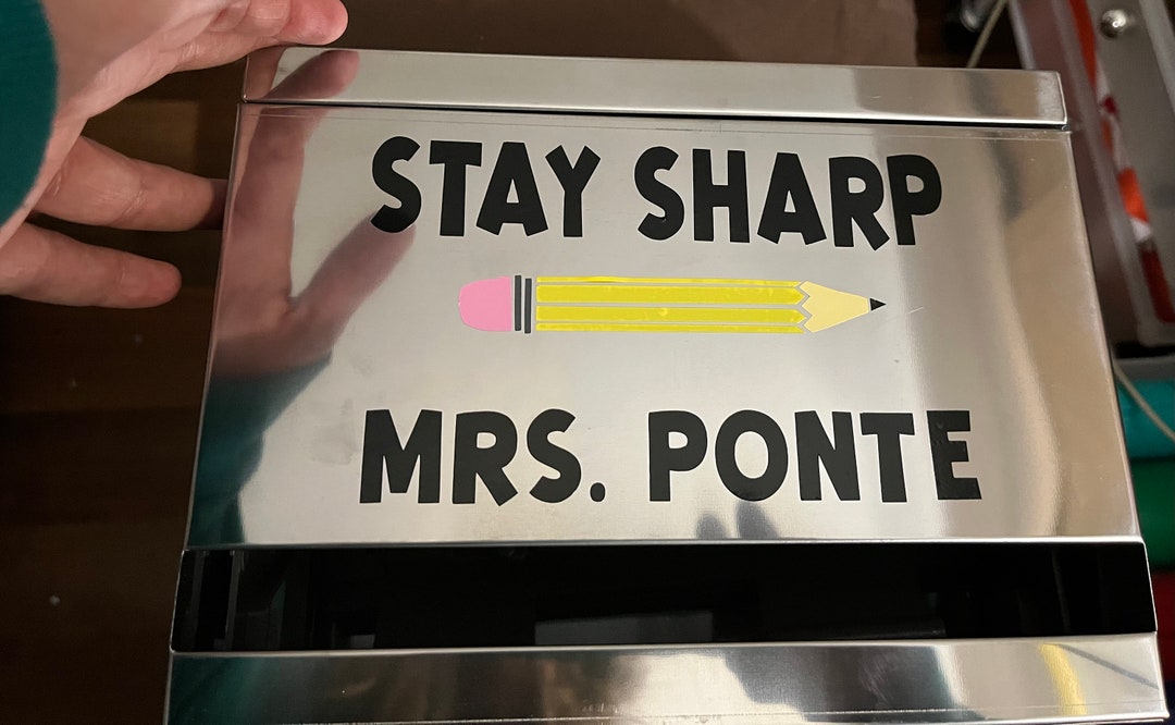 Personalized Customized Teacher Classroom Pencil Dispenser Teacher Gift ...