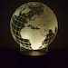 World Map Globe Led Lamp, Europe Map Night Light Lamp, Color Changing ...